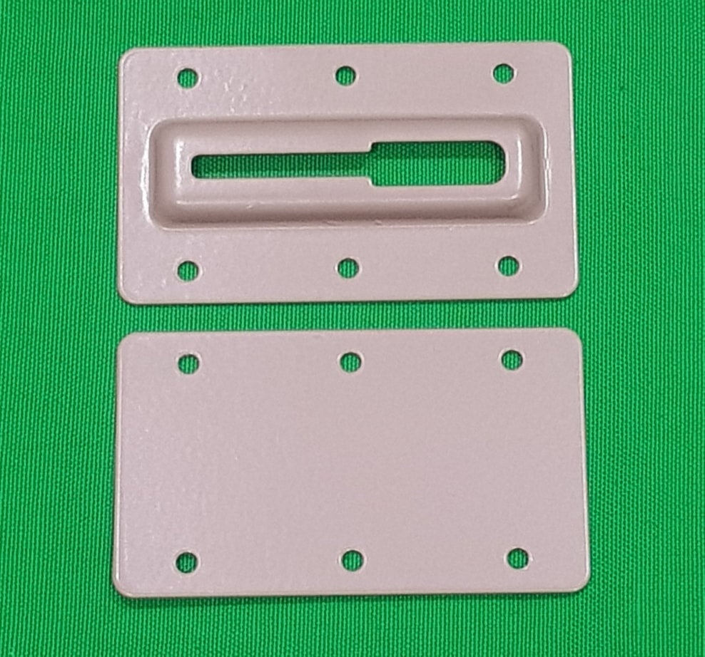 Steel Keyhole Mounting Plates Powder coated to suit Jayco Hockey sticks ...